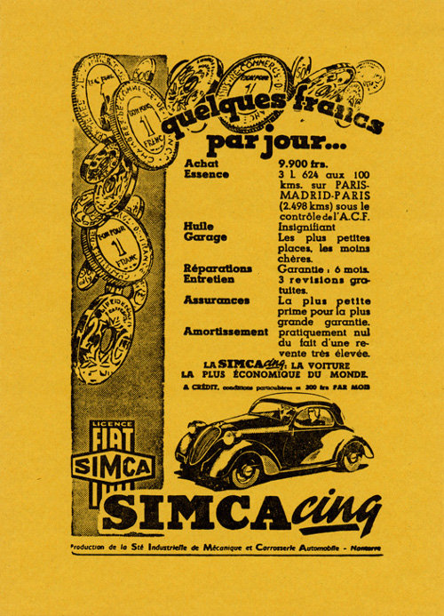 Affiches | Club Simca France